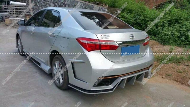 Bodykit cho Corolla Altis 2014-2016 mẫu Lamborghini